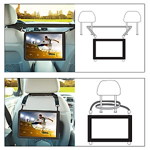 USA Gear Tablet Sleeve - Tablet Carrying Case with Open Front Design & Shoulder Strap - Compatible with Samsung Galaxy Tab 9.6, iPad 5th-9th Gen, 9.7" iPad Air 2 and iPad Pro, and More 9" Tablets