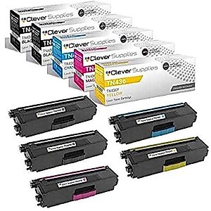 CS Compatible Toner Cartridge Replacement for Brother TN436 TN-436 2 x TN436BK TN436C TN436M TN436Y for HL-L8360CDW HL-L8360CDWT HL-L9310CDW HL-L9310CDWTT MFC-L8900CDW MFC-L9570CDW 5