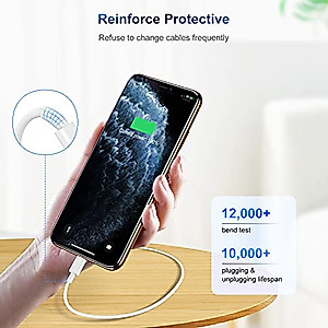 3Pack 10Ft USB C to Lightning Cable Long,[Apple MFi Certified] iPhone 14 13 Fast Charger 10ft for iPhone 14 Pro Max/13 mini/12/11 Pro/iPad/AirPod,Type C Port Support Quick iPhone Charging Cord 10 Foot