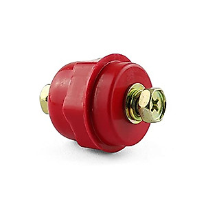 E-outstanding 5 Pcs Busba Insulator with Combined Screw, Red Resin Polyester Standoff Insulators, SM25xM6