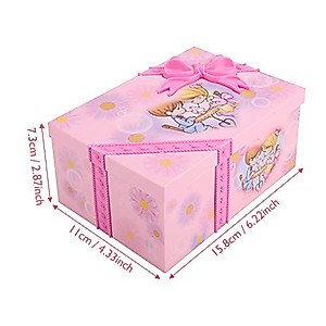 Adsire Jewelry Box for Girls,, Girl Jewelry Box Girls jewelry Box, Children Toy Cartoon Music Box Girls