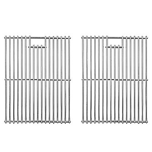 Cooking Grates for Nexgrill 720-0830H 720-0783C 720-0783E 720-0830D, Charbroil 463344015, 463449914, Master Forge 1010037, Kenmore 122.16119, Uniflame GBC981W, Stainless Grill Grates Replacement Parts