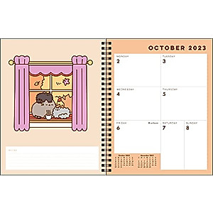 Pusheen 16-Month 2023-2024 Weekly/Monthly Planner Calendar