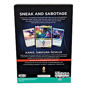 Magic: The Gathering Streets of New Capenna Commander Deck – Obscura Operation + Collector Booster Sample Pack
