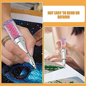 SEWACC 2pcs Diamond Embroidery Pen Rhinestone Picker Tool Diamond Dotting Pen Nail Pen for Diamond Rhinestone Painting Tool