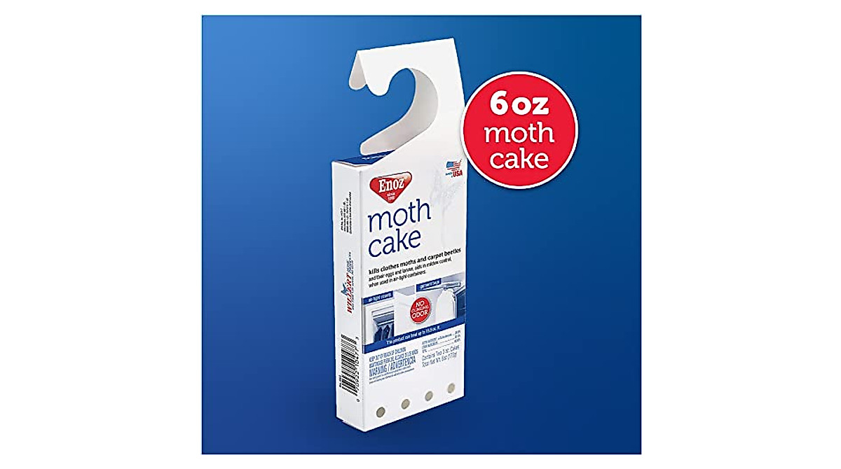 Effective Enoz Moth Cake for Clothes & Carpet Beetles