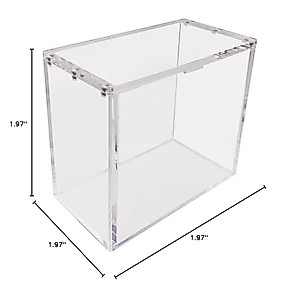 Ultra PRO - Acrylic Display Box for Pokémon Booster Pack - Protect Your Collectible Cards, and Gaming Cards in Original in Box Condition, Card Protector (3.08" W x 4.95" D x 5.51" L)