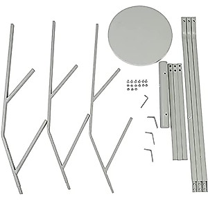 ZHYH Iron Clothes Hanger Hat Rack 9 Hooks + 1 Rack Clothes Organizer for Home Bedroom