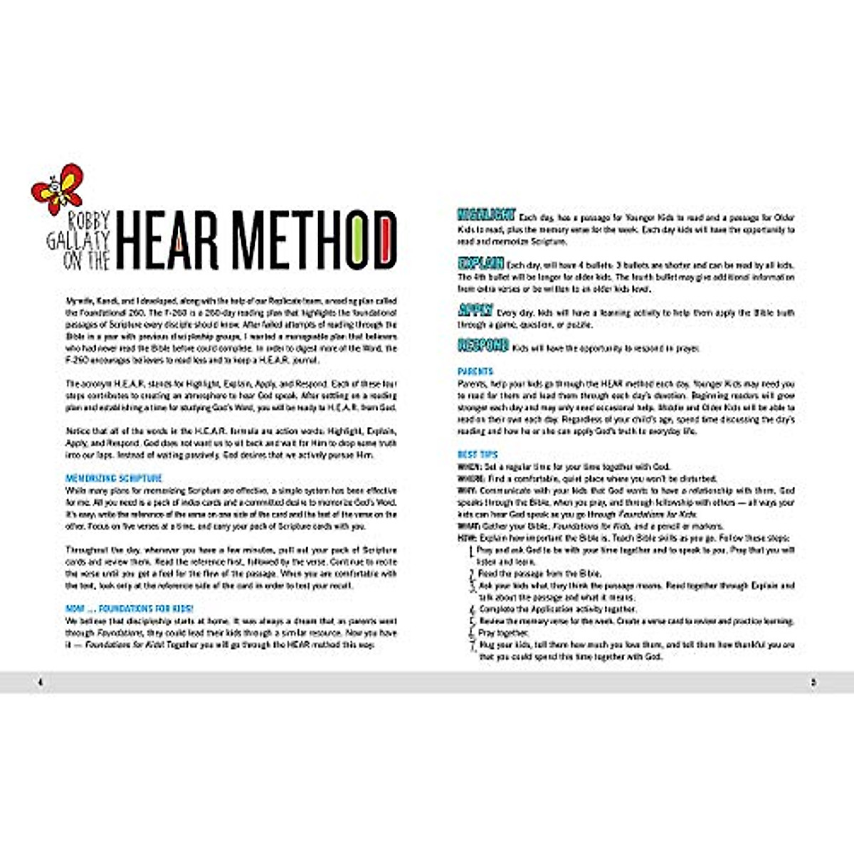 Foundations for Kids: A 260-day Bible Reading Plan to Help Your Kids HEAR God