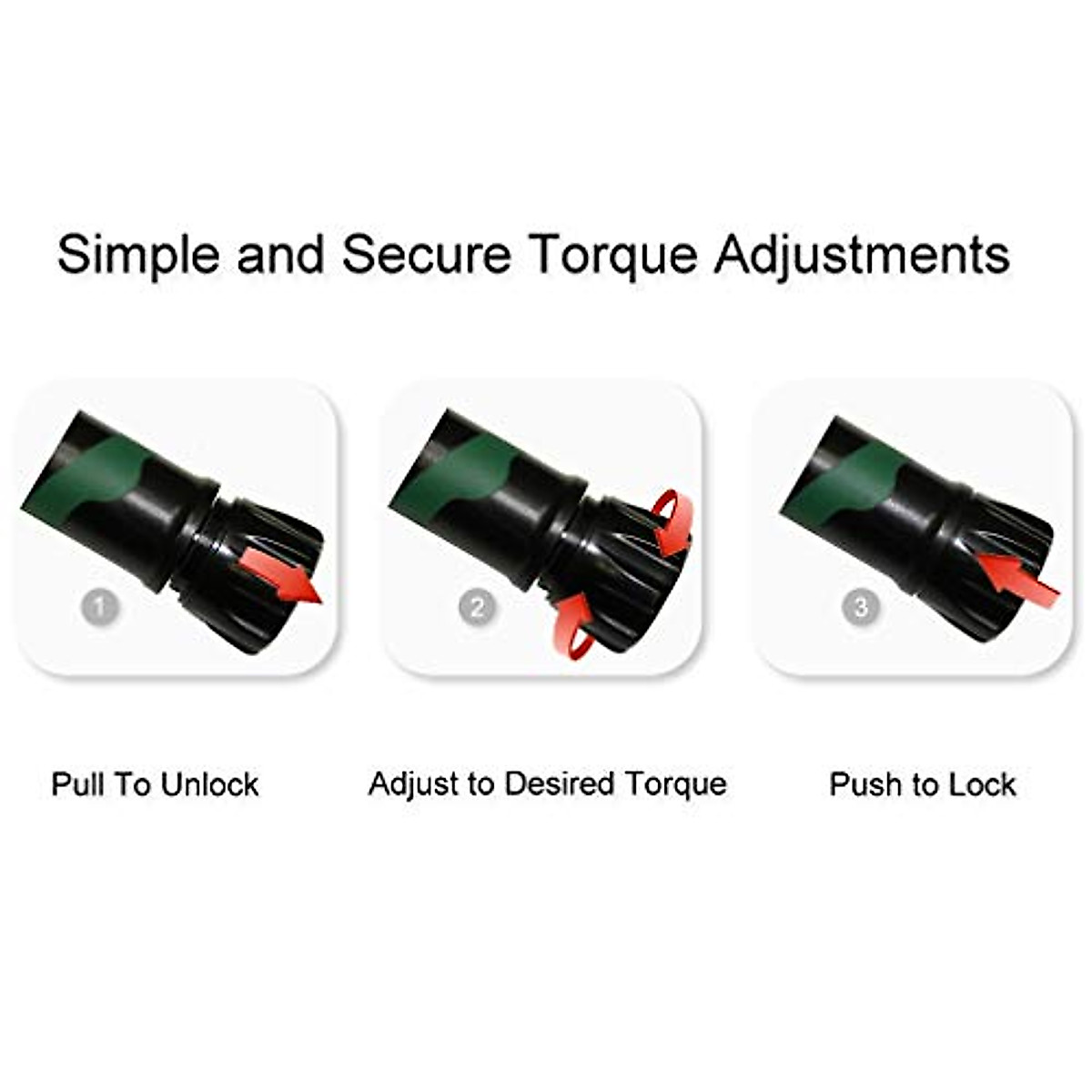 eTORK - Click-Style Torque Wrench | 1/2 Torque Wrench | 250 lbs Torque Wrench | Auto Torque Wrench | Electronic Scale Torque Wrench 1/2 Drive | Range: 25-250 ft.-lb./33.9-339 N.m