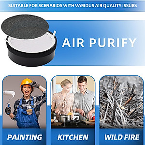 2 pack lv-h132 Replacement Filter Compatible with Levoit H132 Air Purifier,H13 True HEPA Filter,Activated Carbon Filter