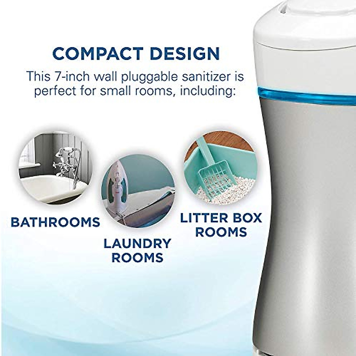 Germ Guardian Pluggable Air Purifier & Sanitizer with LB1000 Genuine UV-C Replacement Bulb for GG1000, GG1000CA, GG1100, GG1100W, GG1100B Germ Guardian Air Sanitizers