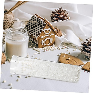 BRIGHTFUFU 3Pcs Reusable Kitchen Storage Containers with Lids for Cereal Nuts and Sugar Jars for Airtight Food Storage and Organization