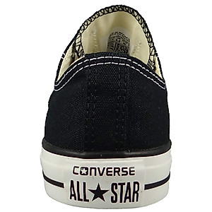 Converse Chuck Taylor All Star Canvas Low Top Sneaker,Black,7.5 US Men/9.5 US Women