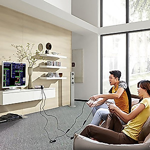 Liphontcta SNES Classic Controller Extension Cable 10ft / 3M, Longer Extension Power Cord for Nintendo SNES Classic Edition Controller-2017 and Mini NES Classic Edition-2016 Black (2 Pack)