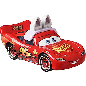 Disney Cars Toys Toys Lightning McQueen as Easter Buggy, Miniature, Collectible Racecar Automobile Toys Based on Cars Toys Movies, for Kids Age 3 and Older, Multicolor