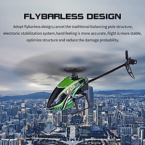 GoolRC F03 RC Helicopter, 4CH 2.4GHz Remote Control Helicopter with 6-Axis Gyro, Altitude Hold, One Key Take Off/Landing, Easy to Fly for Kids, Adults and Beginners, Include 3 Batteries