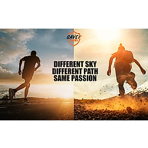 SAVER Men's Hiking & Trekking Cotton Crew Socks with Dri-Tech Moisture Wicking Control - Blisster Resistance Cousion - 4 Pairs