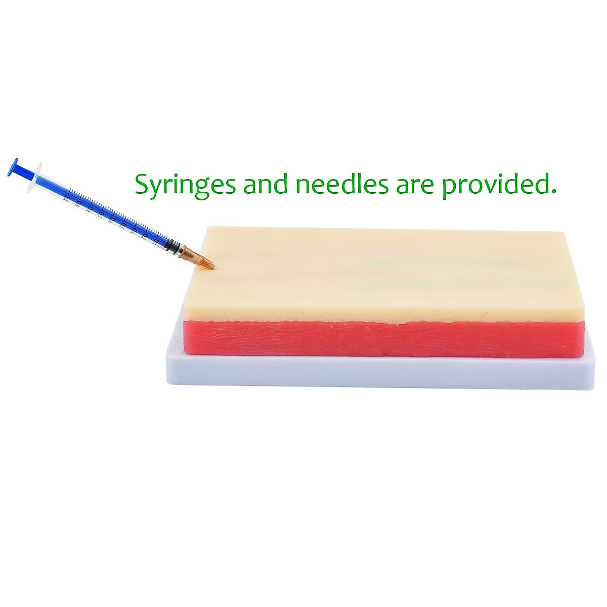 IV Training Kit, Phlebotomy Practice Kit with Needles, Venipuncture IV Injection Training Pad Starter Kit Blood Draw Practice kit for Nursing Student Medical Education