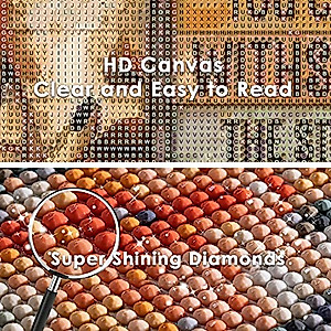 5D DIY Diamond Painting Kits for Adults&Kids, Diamond Art Paint with Round Gems Full Drill Inspirational I Am The Storm Sunflower for Home, Office, Wall Art and Entrance Decorations 12x16 Inches