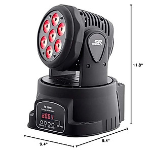 Stage Right Stage Wash 7 x 10W LED Moving Head (RGBW)