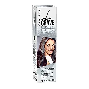 Clairol Color Crave Temporary Hair Color Makeup, Shimmering Platinum Hair Color, 1 Count