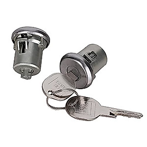 C10 Door Lock Cylinder for Chevy C10 C20 C30 Blazer K10 K5 Silverado GMC Sierra 1500 2500 3500 Jimmy Suburban Savana Buick Regal Lesabre Skylark Apollo Pontiac Truck Van Door Locks Cylinder Kit w/Keys