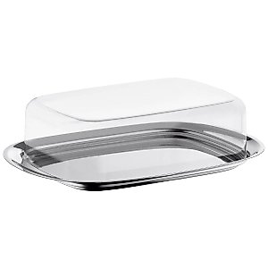 WMF Butter Dish, 12.3 x 18.7 x 4.8 cm, Silver