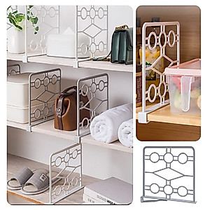 Shelf Divider Multifunctional Closet Separator Universal Wardrobe Divider for Closets Kitchen Bedroom Shelving Organization
