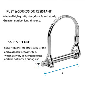 Thinvik 12.2MM Steel Hitch for Burley Trailer, Baby Bike Trailers Replace Attachment- Kids Burley Bee Bike Trailer Hitch Coupler Attachment - Children Trailers Adapter Replacement Connector(45°)