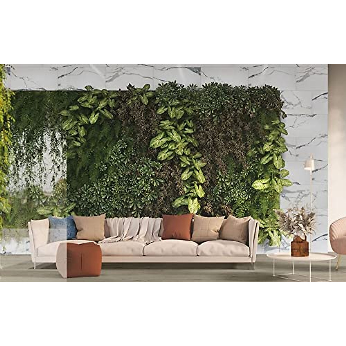 12x24 White with Bardiglio Grey Veining Porcelain Floor Tile for Kitchen, Backsplash, Countertop, Bathroom, Fireplace Surround (Polished, Pallet of 60 Pieces (116 sq.ft))