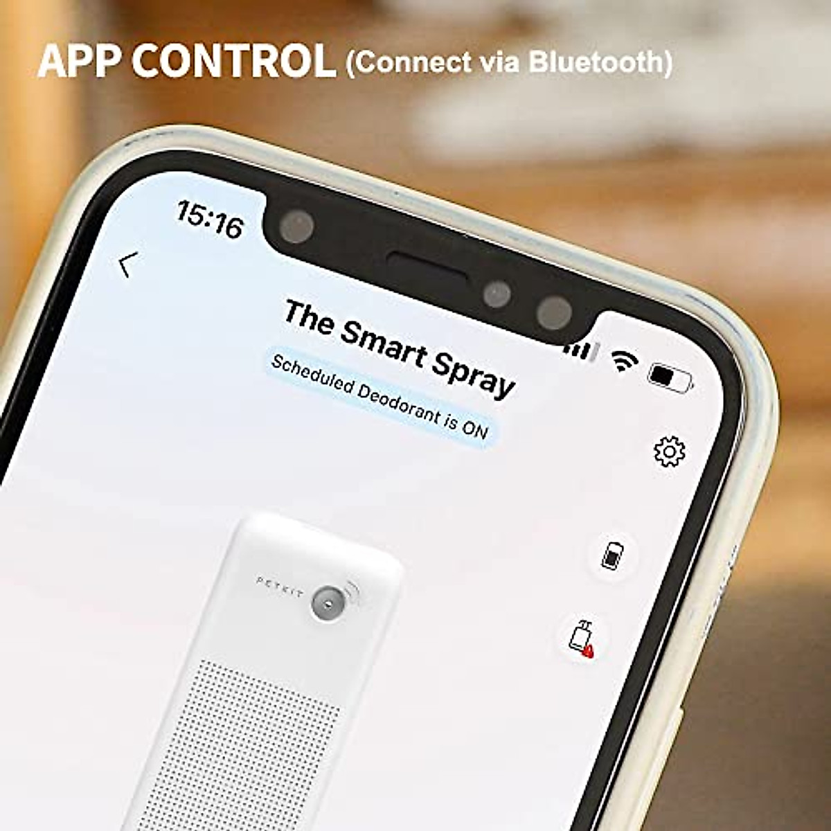 PETKIT AIR Purifier Smart Spray Odor Remover, Pet Odor Eliminator Deodorizer for Home Pet Litter Box with Smart Light, App Control