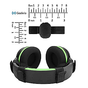 Geekria Comfort Headphones Headband Pressure Relief Pads, Mesh Fabric Headband Cushion Pad for Tight On-Ear/Over-Ear Headsets, Headband Nuggets Damage Free Easy DIY Installation (4 Pack)