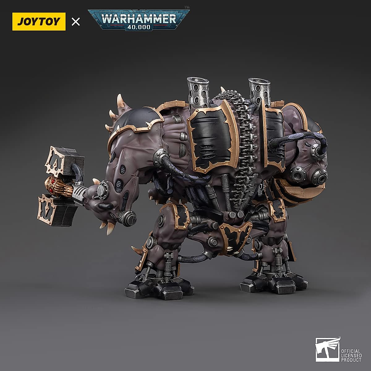 JOYTOY 1/18 Warhammer 40,000 Action Figure Black Legion Helbrute 9-Inch Collection Model Christmas Birthday Gift