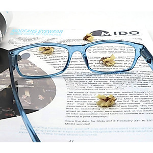 MODFANS 3 Pack Plastic Frame Spring Hinges Reading Glasses Vintage Quality Comfort for Men and Women +3.50