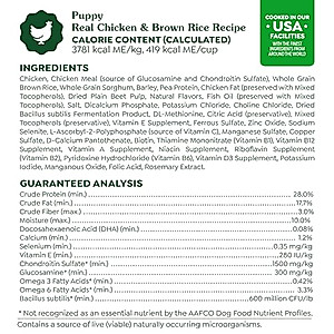 Greenies Smart Essentials Puppy High Protein Dry Dog Food Real Chicken & Brown Rice Recipe, 5.5 lb. Bag