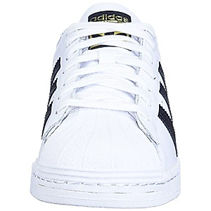 adidas Originals mens Superstar Sneaker, White/Black/White, 12 US