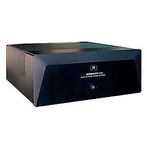 Monoprice 114566 Monolith Multi-Channel Power Amplifier - Black With 7x200 Watt Per Channel, XLR Inputs For Home Theater & Studio