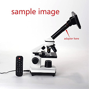 HAYEAR 0.5X Reduction Lens Eyepiece Lens 23.2mm Mounting with 30mm 30.5mm Ring Adapter Applicable for Biomicroscope Stereo Microscope