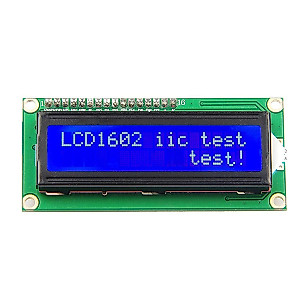 NOYITO 1602 16x2 LCD Module Yellow-Green Backlight with PCF8574T IC IIC Driver Serial Interface Compatible with Win OS UNO R3 MEGA2560 (Pack of 2) (1602 IIC Screen Yellow-Green)