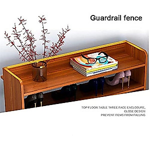 llibnn 8 Tiers Wooden Shoe Storage Shelf Adjustable Shoe Tower Cabinet for Closet Entryway Hallway Easy to Assemble (Color : B) (Color : B)