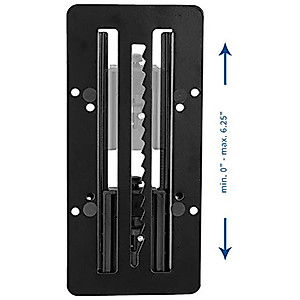 VIVO Height Adjustable VESA Adapter for Single 13 to 27 inch Monitor, Accessory Bracket Kit for Individual Screen, Black, Stand-VAD3