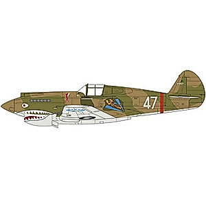 Airfix WWII Curtiss P-40B Warhawk 1:48 Military Aircraft Plastic Model Kit
