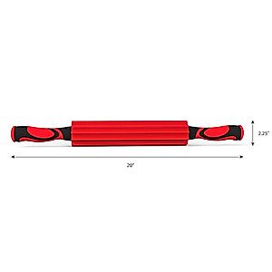 M-ROLL 20” Stick Massage Roller - Use to Massage Muscle Aches and Pain, Trigger Point Knots and Help Reduce Stress, Easily Roll Away Pain