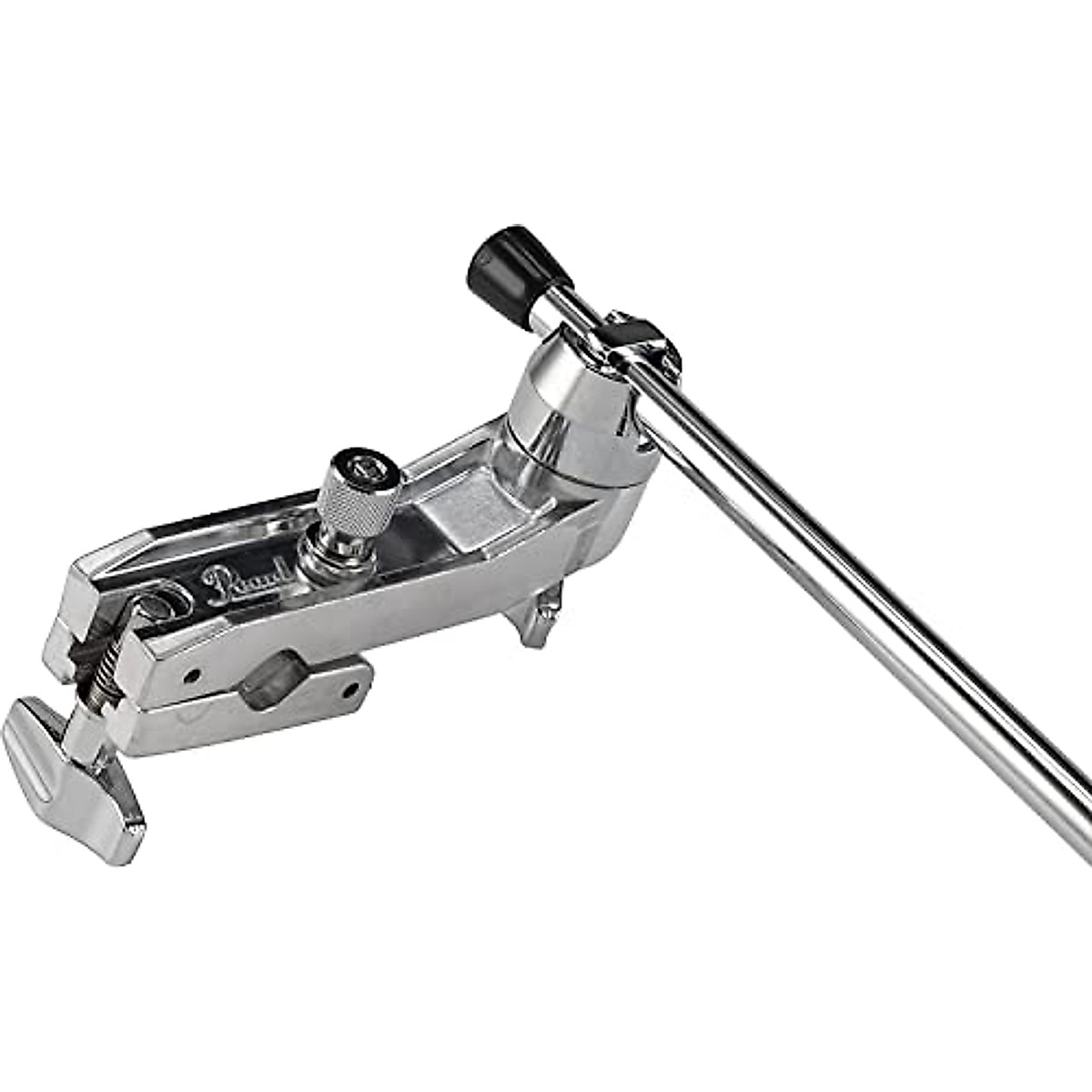 Pearl CH70 Cymbal Boom Attachment Clamp with 15" Solid Boom Arm, Multi-Angle Mounting Clamp, and UniLock Gearless Cymbal Tilter for Splash, Crash, and Effects Cymbals.