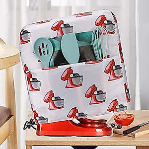 Kitchen Aid Mixer Cover,Kitchen Aid Mixer Covers For Stand Mixer,Kitchen Aid Stand Mixer Cover Compatible with 6-8 Quart Kitchenaid/Hamilton Mixers/Tilt Head Bowl Lift.Kitchen Aid Mixer Accessorie