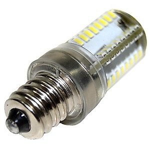 HQRP 7/16" 110V LED Light Bulb Cool White Compatible with Brother LS-2125 / LS-2125b / LS-2125i / LS-2129 / LS-2130 / LS-2150 / LS-2160 Sewing Machine