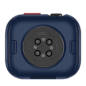 Botomore Matte Soft-Touch Bumper Compatible for Apple Watch Case 45mm/44mm Series 8/7/6/SE/5/4,Premium Military Grade Flexible Lightweight TPU Cover for iWatch Women Men - Blue [no Screen]