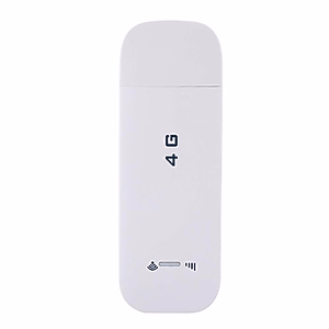4G LTE USB Modem Dongle, Pocket Mobile Hotspot Router, Network Adapter, with SIM Card Slot, 150Mbps High Speed, 10 Users Sharing, for Car Outdoor