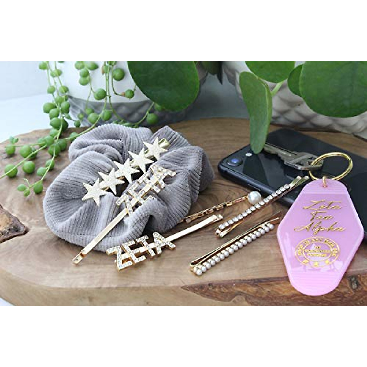 Sorority Shop Zeta Phi Beta - Sorority Hair Clips - 6/pack